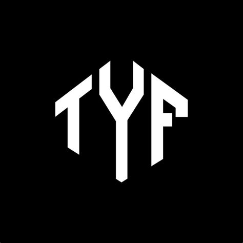 Diseño De Logotipo De Letra Tyf Con Forma De Polígono Diseño De