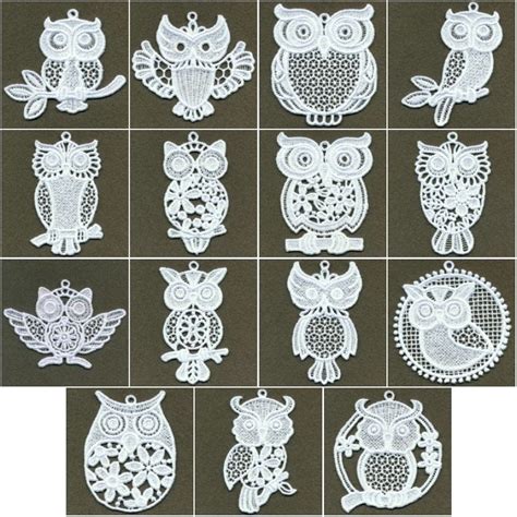Fsl Owls Embroidery Designs Machine Embroidery Patterns