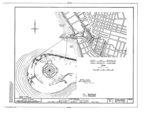 Habs Ny15 Buf17 Sheet 1 Of 7 Buffalo Lighthouse Buffalo Harbor