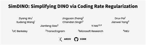 simdino简介 用编码率正则化重构dino和dinov2 返回官网