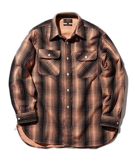 Beams Plus Work Print Flannel Shirts Blouses Beams Plus Casual Shirts