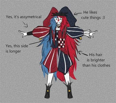 Jester Desenhando Roupas De Anime Desenhando Esboços Ilustração Circo
