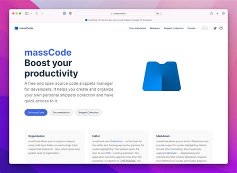 brand new site · masscodeio masscode · discussion 245 · github