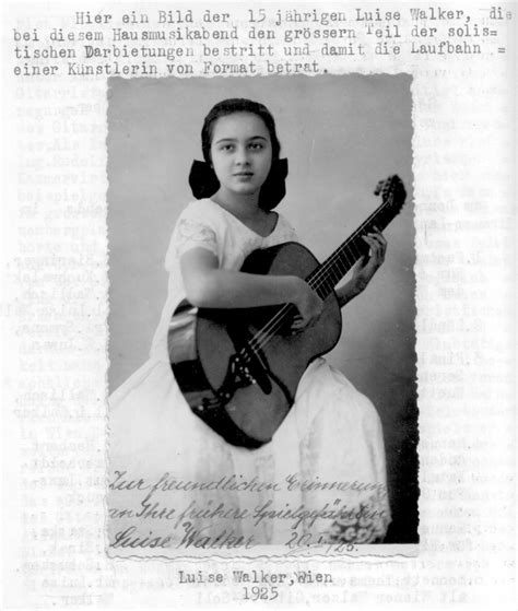 Walker Luise Gitarre Archiv Österreich