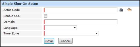 Configuring SSO Setup