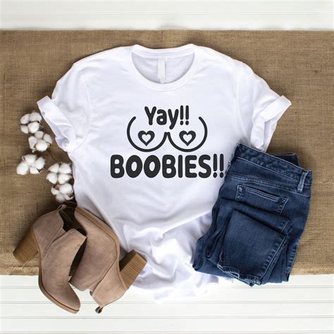 Yay Boobies Svg Png Boob Designs Boobies Graphics Boob