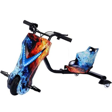 Triciclo Elétrico 8 Polegadas Drift 350w Frente Em V Fogo E Água 829