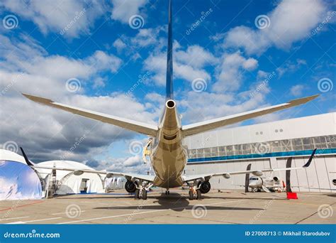 Jet Engine Passenger Plane Stock Image Image Of Nozzle 27008713