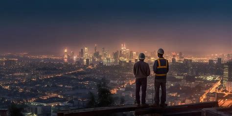 Premium Ai Image A Compelling Image Of Two Construction Engineers