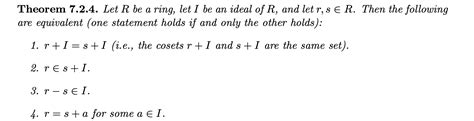 Solved Proves Theorem Let R Be A Ring Let I Chegg Com