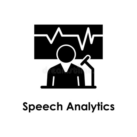 Speech Analytics Simple Related Vector Icons Stock Vector Illustration Of Office Black 98362593