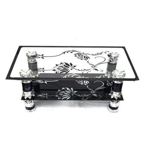 Box Shape Coffee Table Black Darazlk