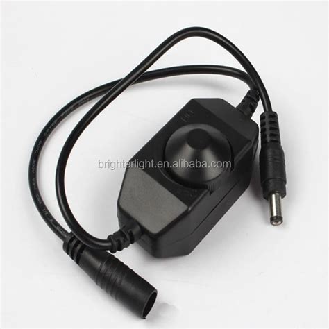 Rotary Control Led Dimmer Switch 12v 24v 2a Led Strip Light Controller
