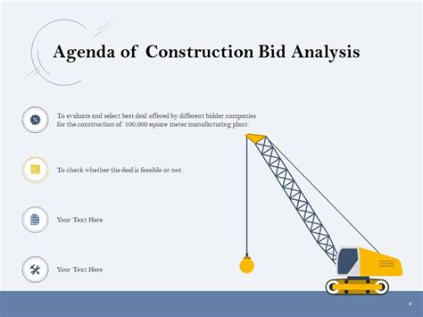 Construction Bid Analysis Powerpoint Presentation Slides Presentation
