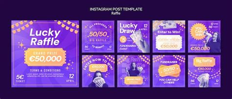 Free Psd Raffle Template Design