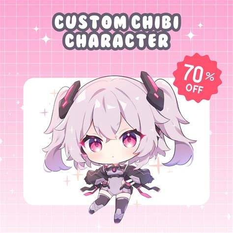 Custom Chibi Character Icon Chibi Full Body Chibi Anime Chibi Cute