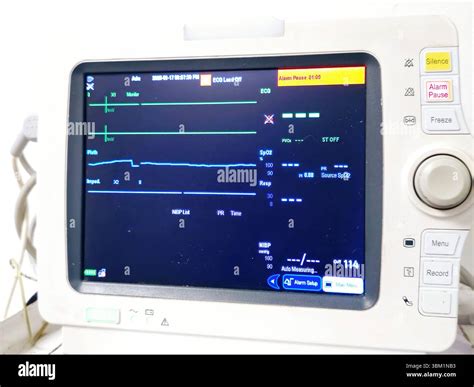 Vital Signs Data Medical Monitor For Measurement Of Important Vital