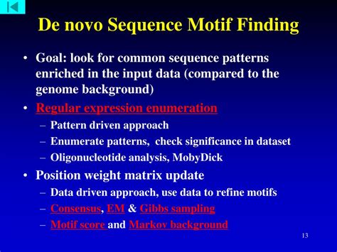 Ppt Lab 6 Motif Analysis Powerpoint Presentation Free Download Id