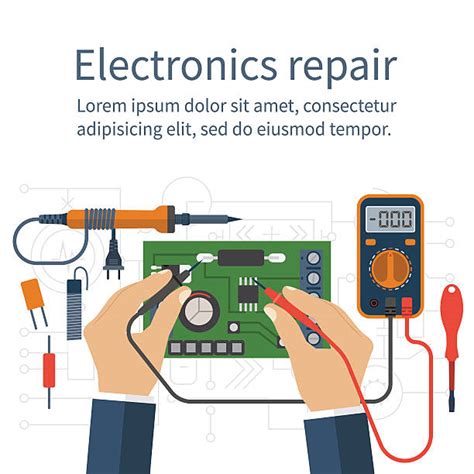 Electrical Engineer Lab Illustrations Royalty Free Vector Graphics