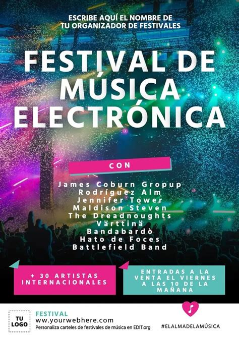 Cartazes De Musica De Tipografia
