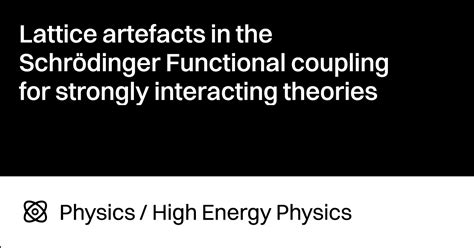 Lattice Artefacts In The Schrödinger Functional Coupling For Strongly Interacting Theories