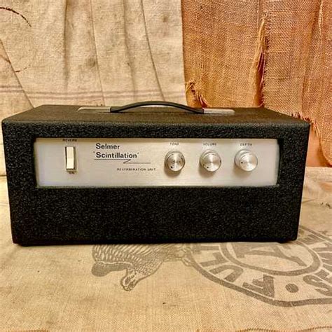 1970 Selmer Scintillation Reverb Reverberation Unit Effects