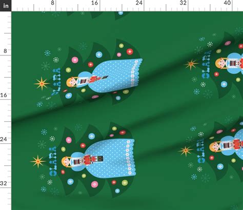Clara The Nutcracker Characters Fabric Spoonflower