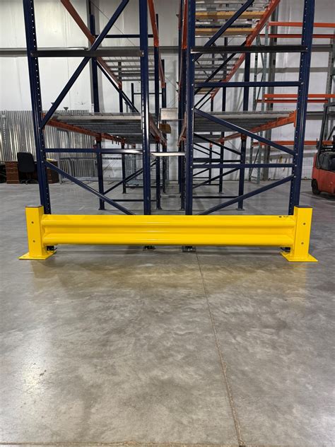 Single Tier Guard Rail End Of Aisle