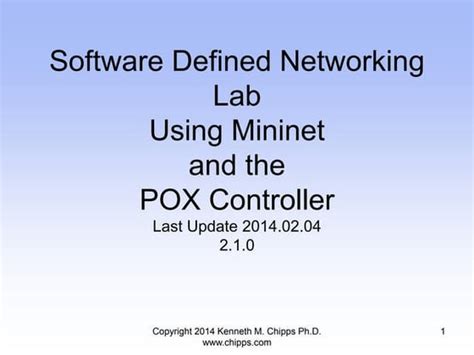 Sdn Training Open Daylight Installation Example With Mininet Docx