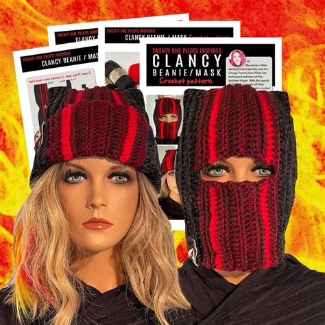 Crochet Pattern Make Your Own TØp Clancy Beanie Balaclava Twenty One