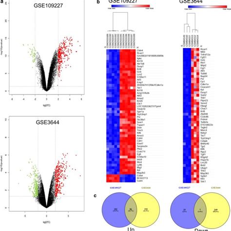 Identification Of Degs From Gse109227 And Gse3644 Microarrays A Download Scientific Diagram