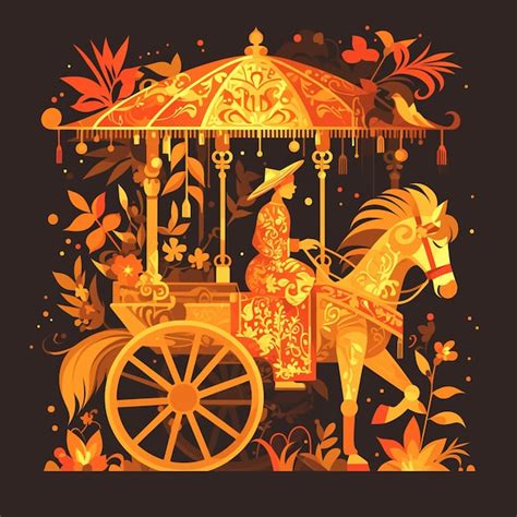 Filipino Kalesa Patterns With Traditional Carriage Designs Premium Ai