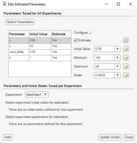 estimate parameters from measured data matlab and simulink mathworks