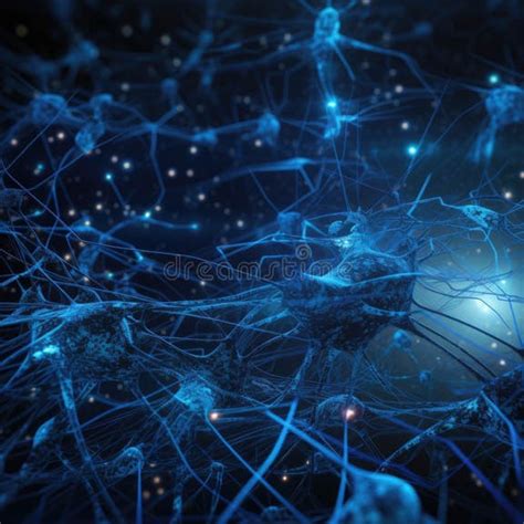 A Machine Learning Algorithm Visualized As A Lattice Of Glowing Blue