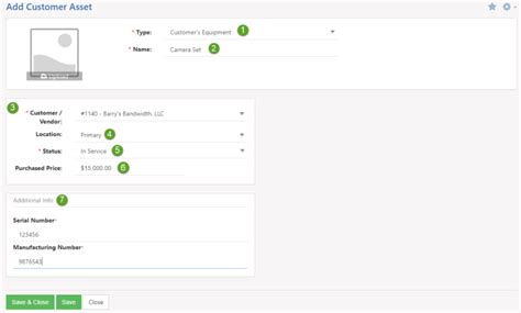 Customer Asset Management User Documentation Striven
