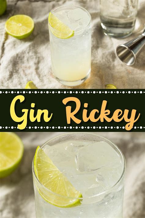 Gin Rickey Classic Cocktail Recipe Insanely Good