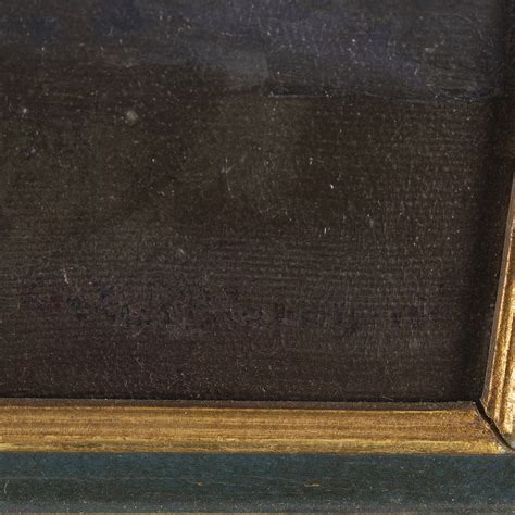 Arthur Bianchini Oil On Canvas Signed Bukowskis