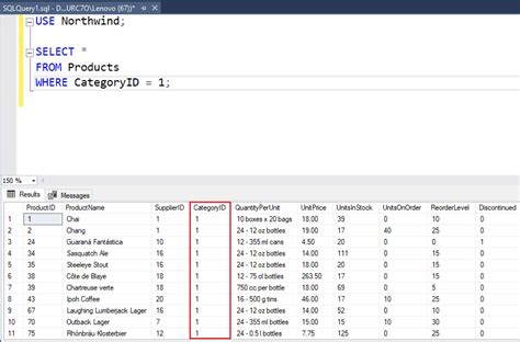 دستورwhere در Sql Server بررسی ساختار نیک آموز
