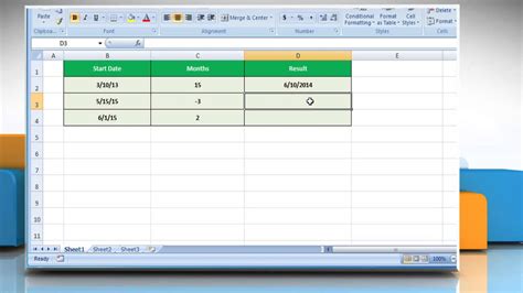 How To Use Edate Function In Excel Tutorial Youtube