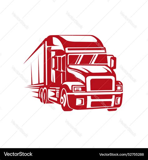 Truck Logo Royalty Free Vector Image Vectorstock