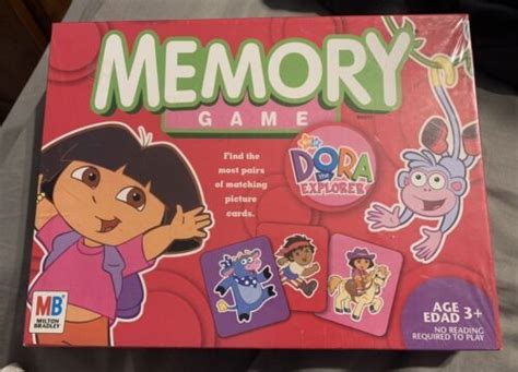 Dora The Explorer Memory Game Card Matching Nick Jr Hasbro Milton Bradley New 4848142200