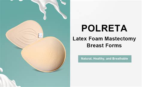 Polreta Foam Latex Mastectomy Breast Forms Triangle Breast Prosthesis