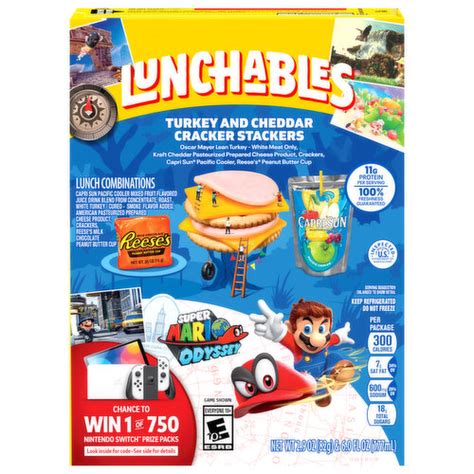 Lunchables Cracker Stackers Turkey And Cheddar Fun Pack Smart And Final