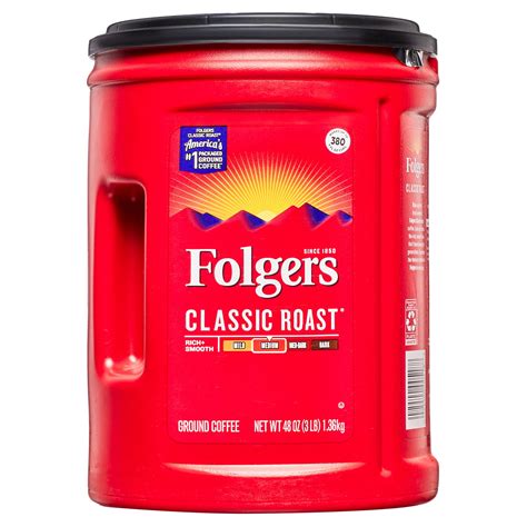 Folgers Coffee Container Labels