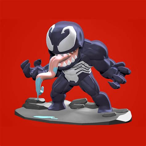 Venom Chibi 3d Model By Lisahenniga