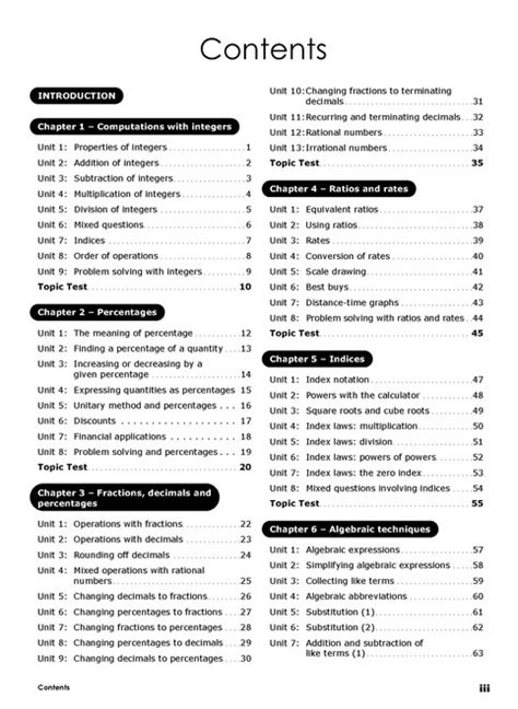 Excel Essential Skills Maths Revision And Exam Workbook 1 Year 8