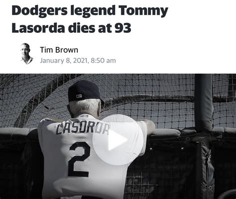 A Legend Leaves Us Dodger Fan Or Not This Man Brought A Tremendous