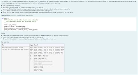 Solved The Program From The Previous Question Is Pylint Chegg