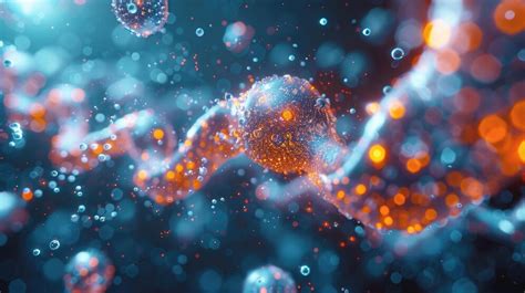 Premium Photo Macro Shot Of Nanotechnology Particles Interacting Under A Microscope