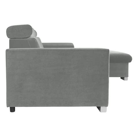 Canapé Lit Angle Evia Gris Manila 16 Avec Rangement